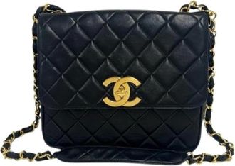 Chanel Pre-owned Sac bandouli&egrave;re vintage - Femme - Pre-owned - Noir - Taille: ONE Size