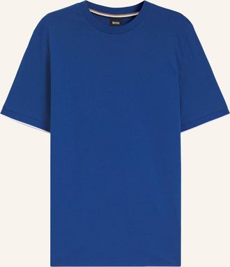 HUGO BOSS T-Shirt Thompson 250_In Regular Fit blau