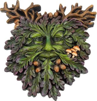 Nemesis Now Autumns Reflection Wandschild, 18 cm, Grün