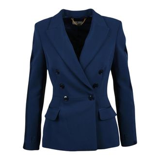 Elisabetta Franchi Zweireihige Jacke - - Jackets - Damen - Blau - L
