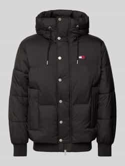 Tommy Jeans Steppjacke mit Label-Stitching und Kapuze