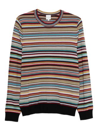 Paul Smith striped long-sleeve sweater - Braun