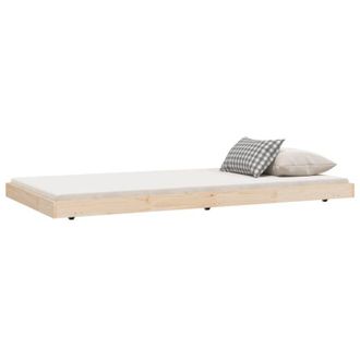 vidaXL Massivholzbett ohne Matratze 90x200 Kiefernholz vidaXL