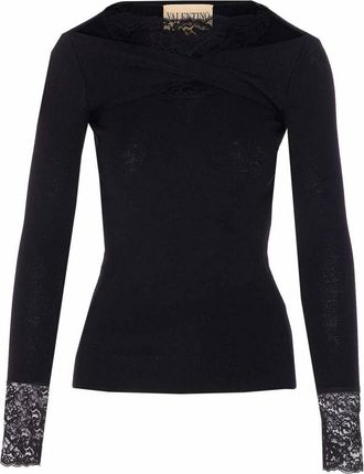 Valentino Garavani Pull Col Rond - Noir
