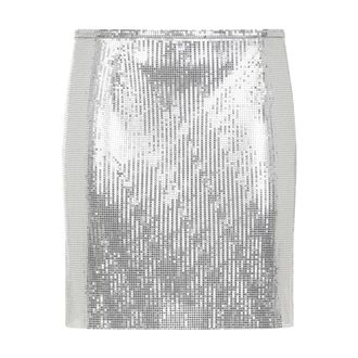 Paco Rabanne Metallic Rock - - Skirts - Damen - Grau - S
