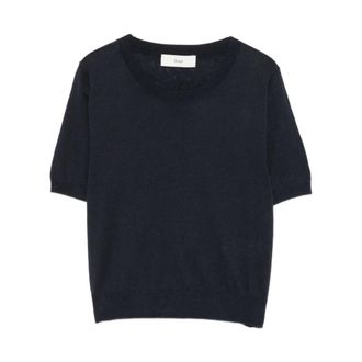 Dunst Rundhals-Strickware - - Knitwear - Damen - Blau - S