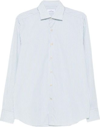 Alessandro Gherardi Gestreiftes Hemd - Weiß