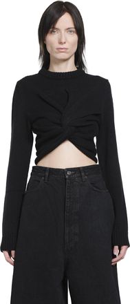 Balenciaga Knotted Wool Sweater