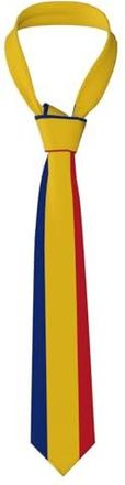 Generic Cravates Homme Drapeau De La Roumanie &Eacute;troit Cravates Tendance Cravate Pour Mariage &Eacute;v&eacute;nements Travail