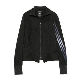 Yohji Yamamoto Gradient 3-Streifen Nylon Track Top - - Jackets - Damen - Schwarzk - XS
