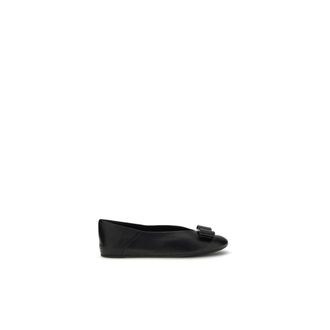 Ferragamo Ballerines Bos Taurus - Femme - Chaussures - Noir - Taille: 37 EU