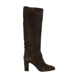 Julie Dee Bottes &agrave; talon - Femme - Chaussures - Brun - Taille: 39 EU