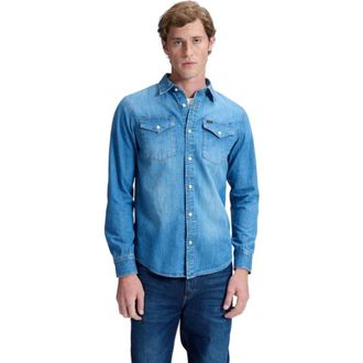 Lee Homme, Chemises, Bleu, Taille: 2XL Chemise en jean