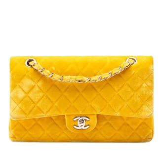 Chanel Pre-owned Double Flap Shoulder Bag - - Pre-owned - Damen - Gelb - ONE SIZE
