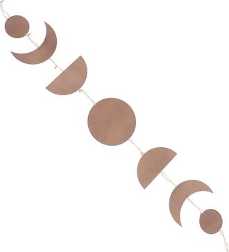 Supvox Holz Wandbehang mit Sonne und Mond Boho Mondphasen Ornament aus Nat&uuml;rlichem Holz Handgefertigte H&auml;ngedekoration f&uuml;r Wohnzimmer Schlafzimmer und B&uuml;ro