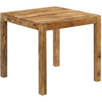 Nova Table de salle &agrave; manger Bois de manguier massif 82x80x76