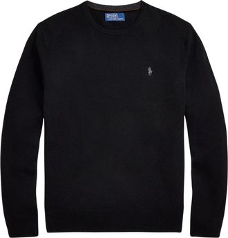 Ralph Lauren Homme, Pulls, Noir, Taille: XL Maille ras du cou