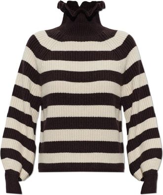 Max Mara Wollpullover Rollkragen Pontile - - Knitwear - Damen - Braun - S