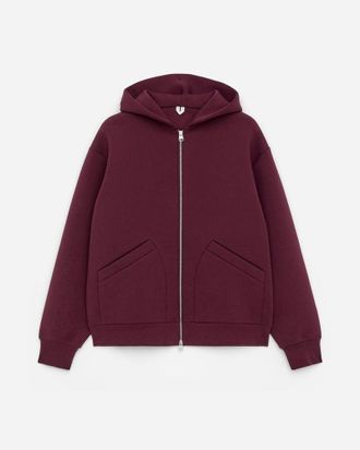 Arket Scuba-Kapuzenjacke Mit Rei&szlig;verschluss -Rot