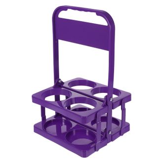 BESPORTBLE Faltbarer Bierflaschenträger mit Griff Tragbarer Getränkehalter für Flaschen Praktischer Bierkorb für Camping Bar Restaurant Faltbarer Getränkekorb au