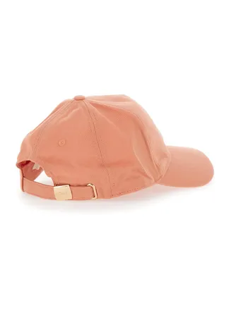 Chlo&eacute; Girls Kids Cotton Hat Orange