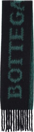 Bottega Veneta Jacquard Scarf In Wool And Mohair