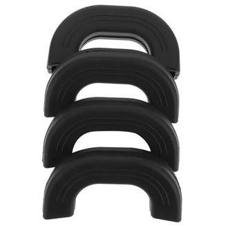 Luxshiny Prot&egrave;Ge-Poign&eacute;Es Silicone Anti-Chaleur Lot De 4 Manchons Isolants Pour Casseroles Po&ecirc;Les Universels Antid&eacute;Rapants R&eacute;Sistants Jusqu&Agrave; 230&deg;C Faciles &Agrave; Ne