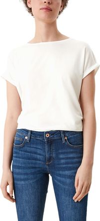 s.Oliver Q/S by S.Oliver Damen 2106806 T-Shirt, Creme, L EU