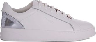 Pinko Sneakers mit Metallic-Detail - Wei&szlig;