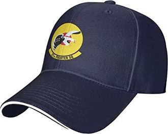 Generic Casquettes De Golf 27E Escadron De Chasse Vintage Casquette Trucker Casual Visiere pour Ext&eacute;rieur P&ecirc;che Soir&eacute;es