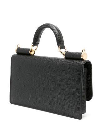 Dolce & Gabbana Iguana-Embossed Calf Leather Clutch - Black