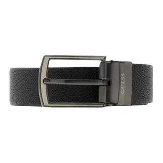 Guess Genuine Leather Belt - - Accessories - Herren - Schwarzk - XL