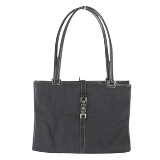 Gucci Sac bandouli&egrave;re Pre-owned en nylon - Femme - Pre-owned - Noir - Taille: ONE Size