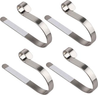 BESPORTBLE 4 St&uuml;ck Weihnachtsstrumpfhalter aus Zinklegierung Kaminhaken f&uuml;r Weihnachtsdeko Aufh&auml;nger f&uuml;r Str&uuml;mpfe Girlanden und Lichter