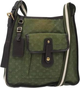 Louis Vuitton Pre-owned Toile sacs-louis-vuitton - Femme - Pre-owned - Vert - Taille: ONE Size