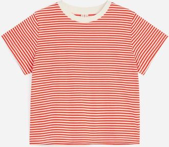 Arket Weit Geschnittenes T-Shirt -Rot