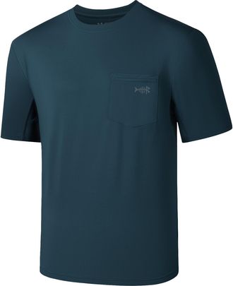 Bassdash Herren UPF 50+ Sonnenschutz Kurzarm T-Shirt Sommer Leicht Schnelltrocknend Funktionsshirt UV Sport Tee Angeln Wandern Kajakfahren Sportshirts