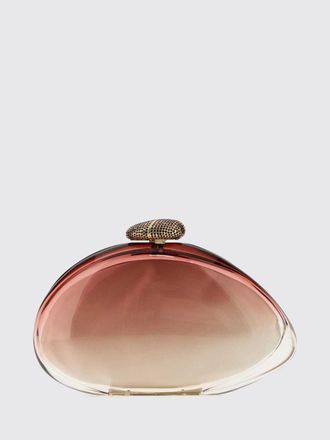 Benedetta Bruzziches Ariel Asymmetrische Clutch aus rosa Methacrylat