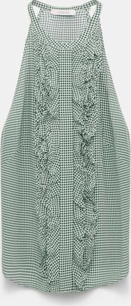 Dorothee Schumacher Top aus Seide-Viskose Mix mit Vichy-Print