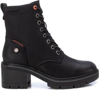 Refresh Bottines avec fermeture éclair pour femme, couleur : noir, taille 37, Noir, 37 EU