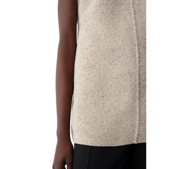 Calvin Klein Pull sans manches en soie