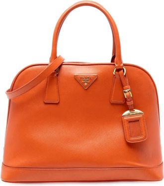 Prada sac à bandoulière Lux Open Promenade médium (2010-2025) - Orange