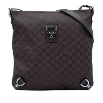 Gucci Pre-owned Sac bandouli&egrave;re vintage en nylon - Femme - Pre-owned - Brun - Taille: ONE Size