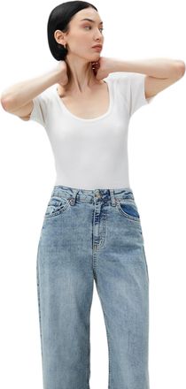 Koton Short Sleeve Tricot Sweater U Neck