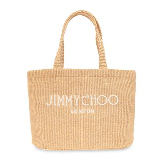 Jimmy Choo London Femme, Sacs, Beige, Taille: ONE Size Beach Tote E/W