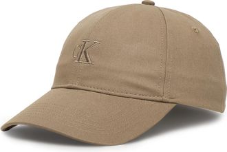 Calvin Klein Cap Calvin Klein Monogram Embroidery Baseball Cap LV04K5024G Beige