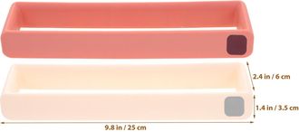 NUOBESTY Wandmontiertes Schuhregal 4 St&uuml;ck Pantoffel Organizer ohne Bohren Platzsparender Schuhhalter aus Robustem Kunststoff f&uuml;r Badezimmer und Flur