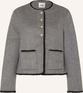Maje Kastenjacke grau