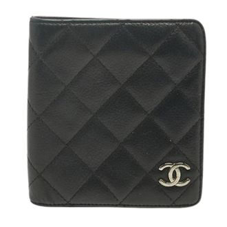 Chanel Portefeuille Bifold Matelass&eacute; Pre-owned Chanel - Femme - Pre-owned - Noir - Taille: ONE Size