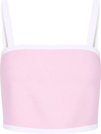 Iceberg Femme, Tops, Rose, Taille: 34 FR Cropped Cady Top